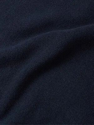 Sunspel Slim-fit Cotton-piqué Polo Shirt - Blue