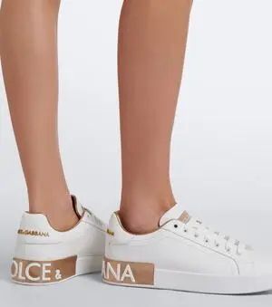 Dolce & Gabbana Portofino Leather Sneakers