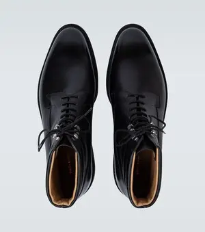 John Lobb Alder Leather Lace-up Boots - Black