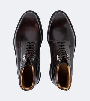 John Lobb Alder Leather Lace-up Boots - Brown