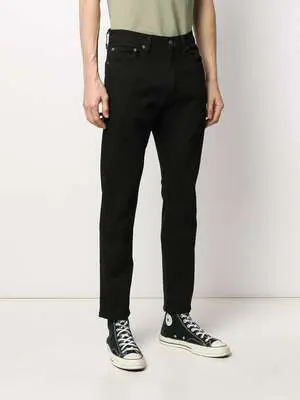 LEVI'S Mid-rise Slim-fit Jeans - Black