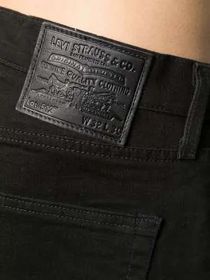 LEVI'S Mid-rise Slim-fit Jeans - Black