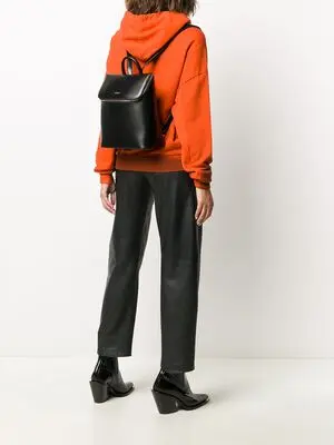 dkny bryant leather top zip backpack Womens Brook BACKPACK, Blk/Gold, Large US tone metal accents offers practical organization for everyday use Dknyc Bags Dkny Bryant Park