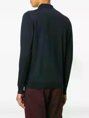 DRUMOHR Long-sleeve Polo Shirt - Blue