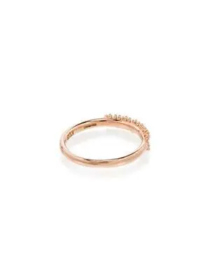 SUZANNE KALAN 18kt Half Eternity Diamond Ring