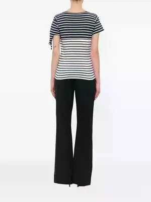 JW Anderson Striped Knot Detail T-shirt