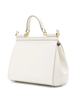 Dolce & Gabbana Sicily Tote Bag - White