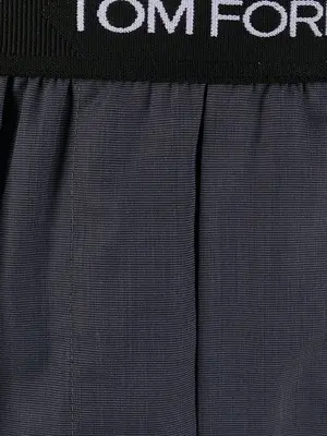 TOM FORD Logo Waistband Boxer Shorts - Grey