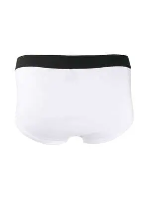 TOM FORD Logo Waistband Briefs - White