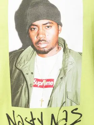 Supreme Nasty Nas Photographic-print T-shirt - Green