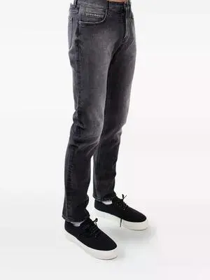 Harmony Faded-effect Cotton Jeans