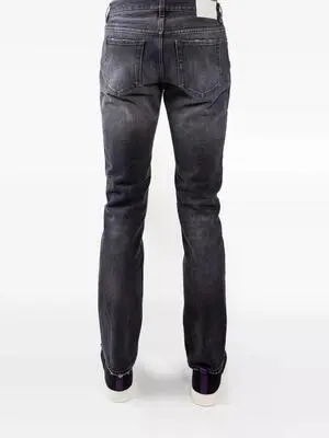 Harmony Faded-effect Cotton Jeans