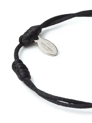 Valentino Garavani Vlogo Signature Cord Bracelet - Black