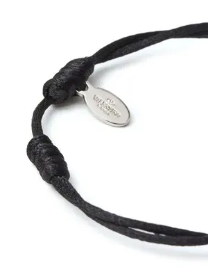 Valentino Garavani Vlogo Signature Cord Bracelet - Black