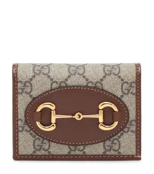 Gucci Horsebit 1955 Leather Wallet - Brown
