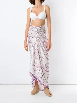 AMIR SLAMA Ruched Bikini Set