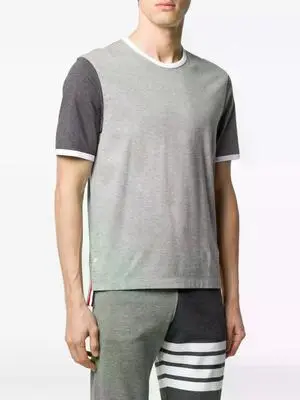 Thom Browne Contrast-sleeve Cotton T-shirt