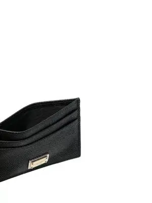 Dolce & Gabbana Leather Card Holder - Black