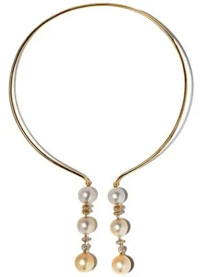 Yoko London Aurelia South Sea Pearl And Diamond Necklace