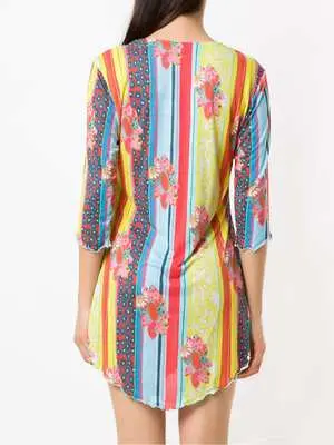 AMIR SLAMA Printed Mini Dress