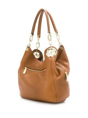 Michael Kors Large Lillie Shoulder Bag - Brown