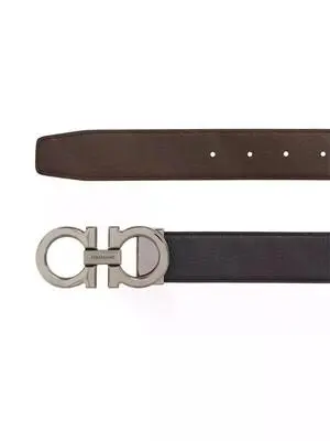 FERRAGAMO Gancini Belt - Black