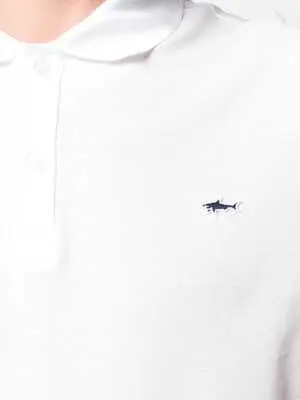 Paul & Shark Logo-embroidered Polo Shirt - White