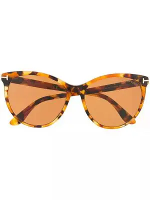 TOM FORD Oversized Frame Sunglasses - Brown