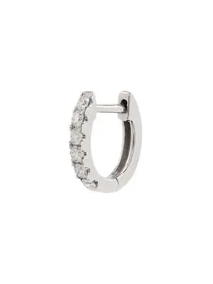 ROXANNE FIRST 14kt Diamond Huggie Earring - Silver