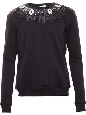 Saint Laurent Concho Detail Sweatshirt
