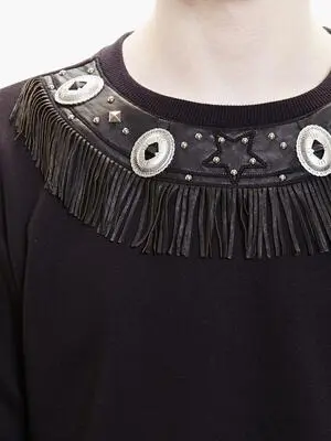 Saint Laurent Concho Detail Sweatshirt