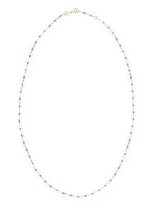 Gigi Clozeau Gigi Clozeau 18kt Yellow Gold Gigi Sautoir Necklace Yg/turq