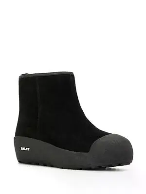Bally Guard Ii Platform Ankle Boots - Black