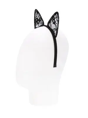 MAISON CLOSE Lace Cat Ear Headband