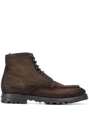 Officine Creative Suede Ankle Boots
