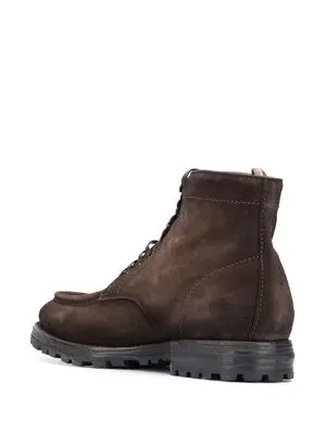 Officine Creative Suede Ankle Boots