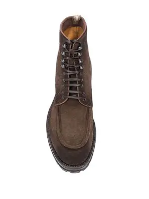 Officine Creative Suede Ankle Boots