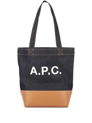 A.p.c. Axelle Logo Tote Bag