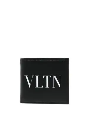 Valentino Garavani Vltn Calfskin Wallet - Black