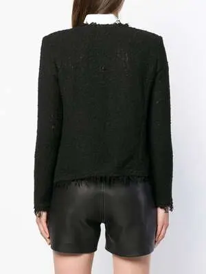 IRO PARIS Frayed Tweed Jacket