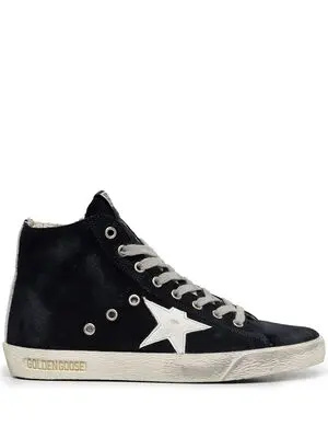 GOLDEN GOOSE Francy Suede High-top Sneakers - Blue