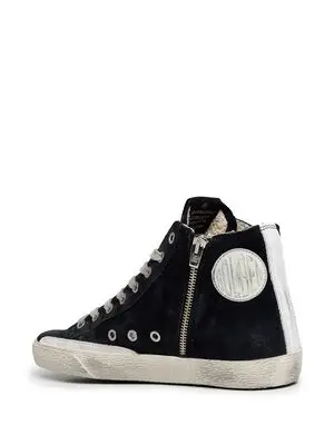 GOLDEN GOOSE Francy Suede High-top Sneakers - Blue