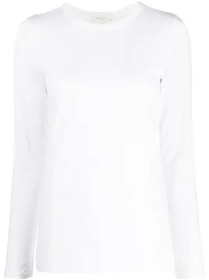 Rag & Bone Slim-fit Longsleeved T-shirt - White