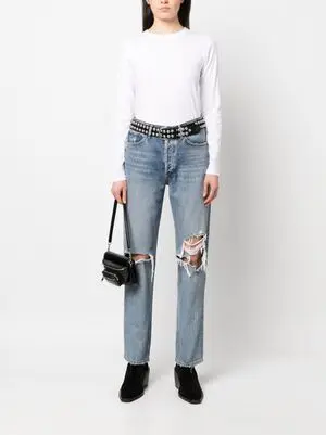 Rag & Bone Slim-fit Longsleeved T-shirt - White