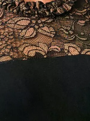Christian Lacroix 1990s Floral Lace Suit