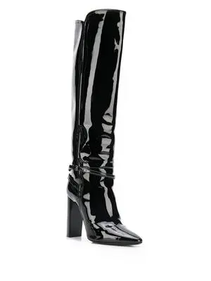 Saint Laurent 110mm Patent-leather Boots