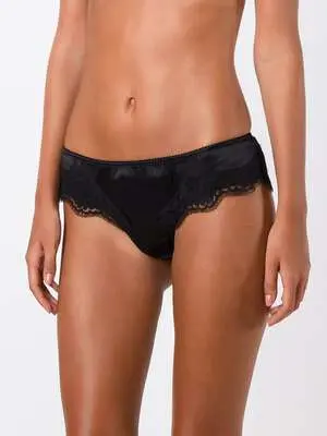 Dolce & Gabbana Lace Trim Briefs - Black