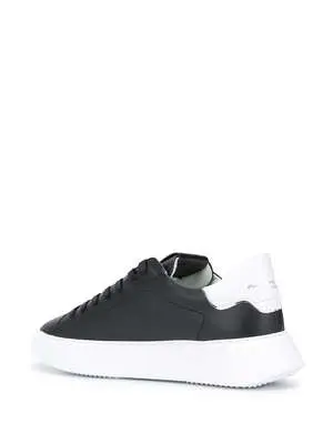 Philippe Model Temple Veau Low-top Sneakers - Black