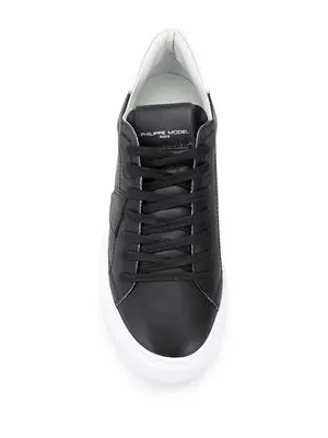 Philippe Model Temple Veau Low-top Sneakers - Black