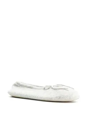 N.peal Bow Tie Slippers - Grey
